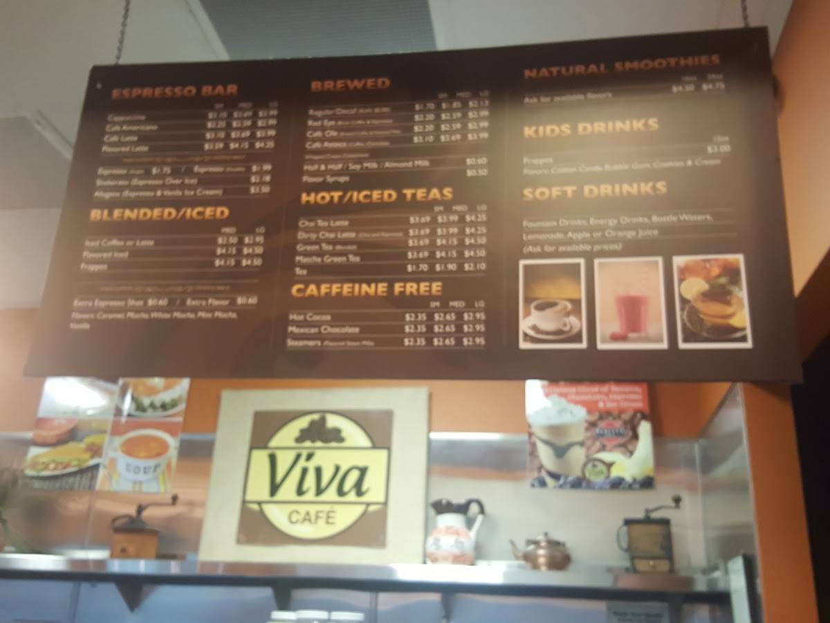 Menu at Viva Cafe, Las Vegas, 3528 S Maryland Pkwy #314