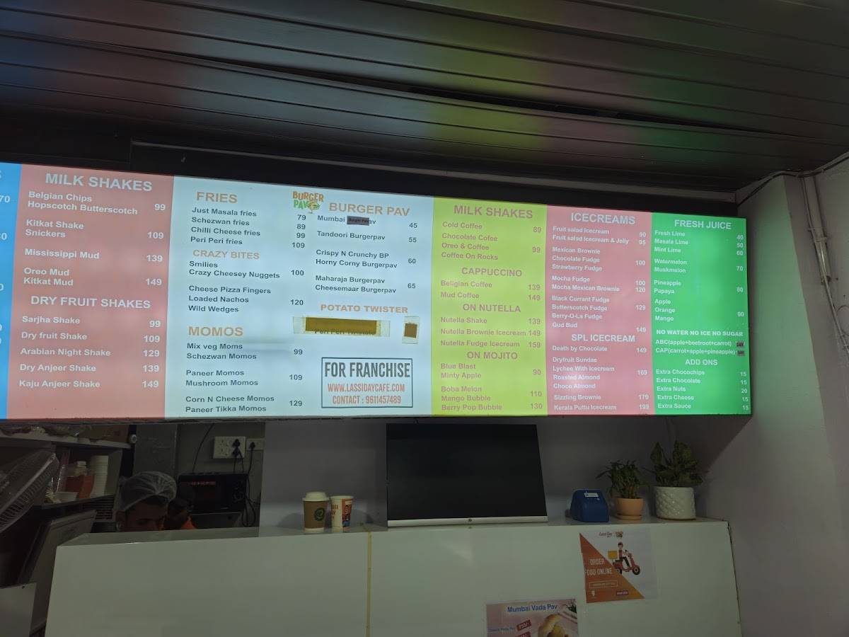 Menu at Lassi Day Cafe Palam Vihar Gurugram, Gurugram