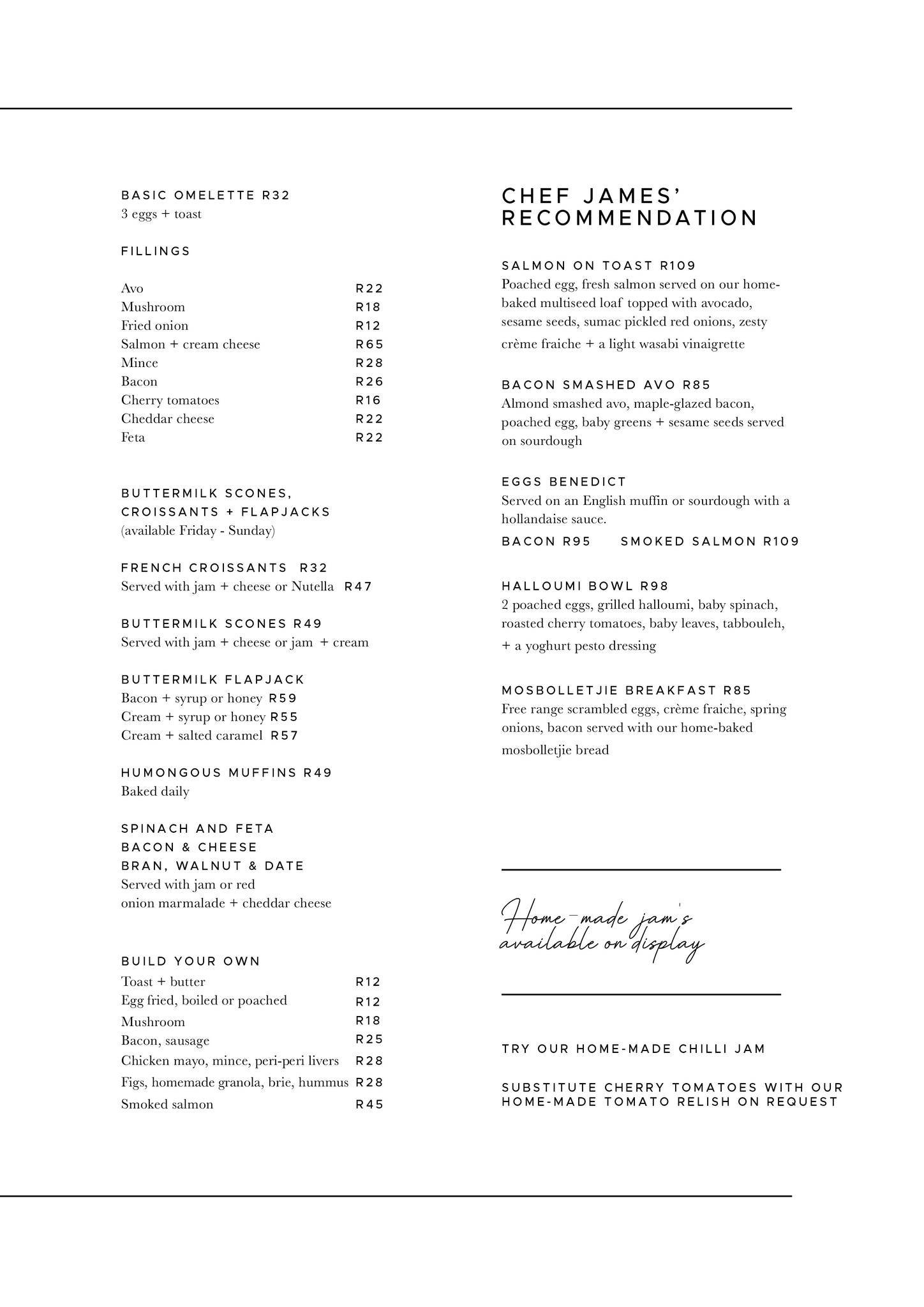 Menu at Lavender Blue Market, Café & Deli restaurant, East London ...