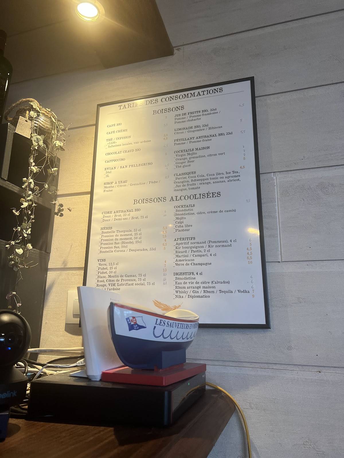 Menu au Le Cabestan restaurant, Yport, 9
