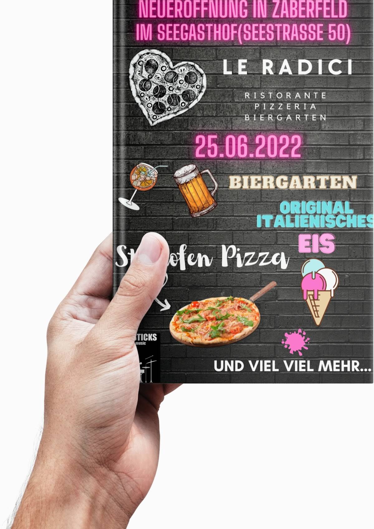 Carta de Le Radici Ristorante Pizzeria Biergarten, Zaberfeld