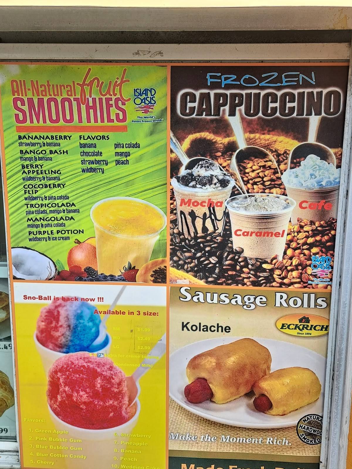 Menu at Lee's Donuts pub & bar, Meridian, 22nd Ave