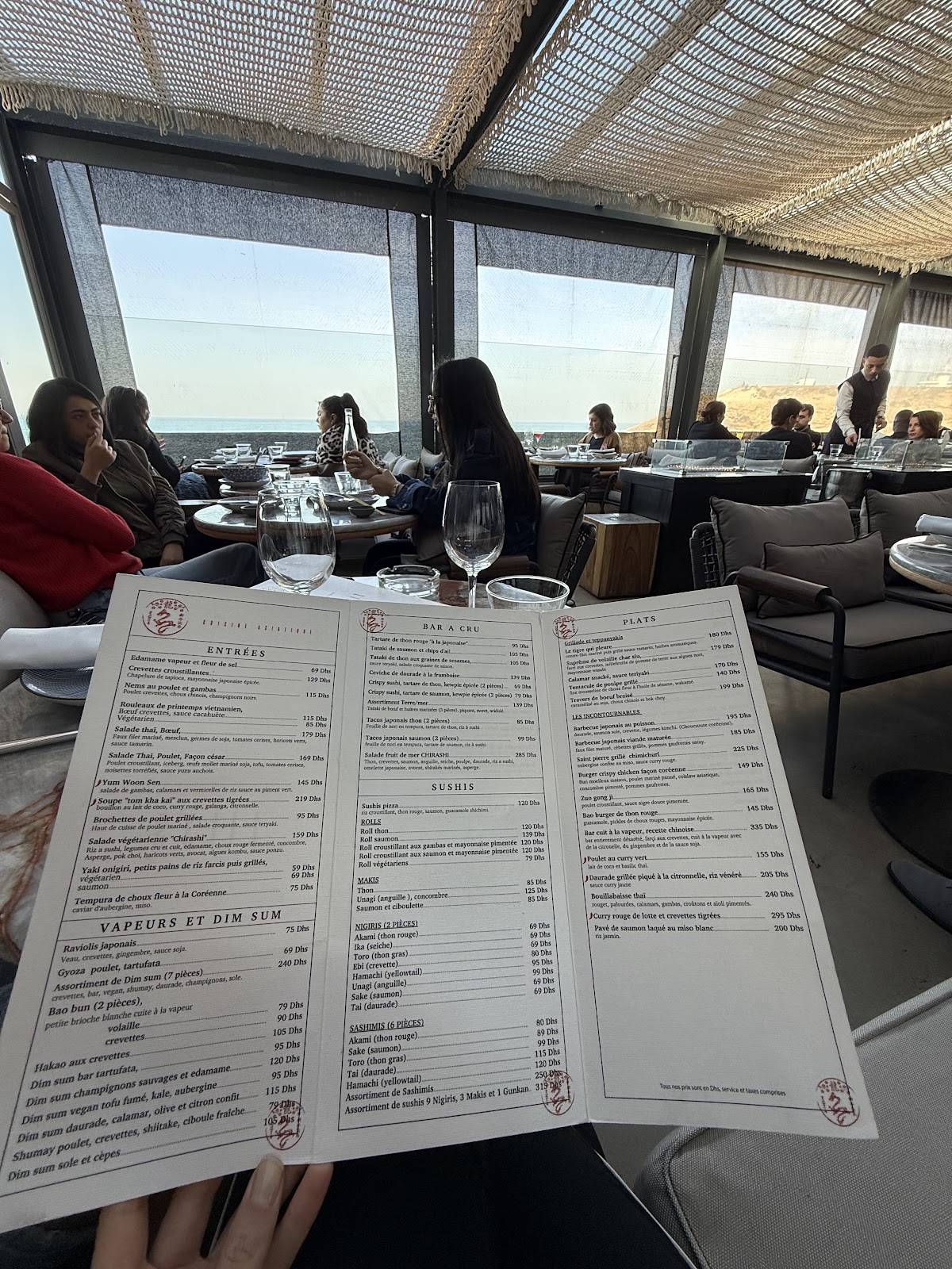 Menu at Lily's Restaurant, Casablanca
