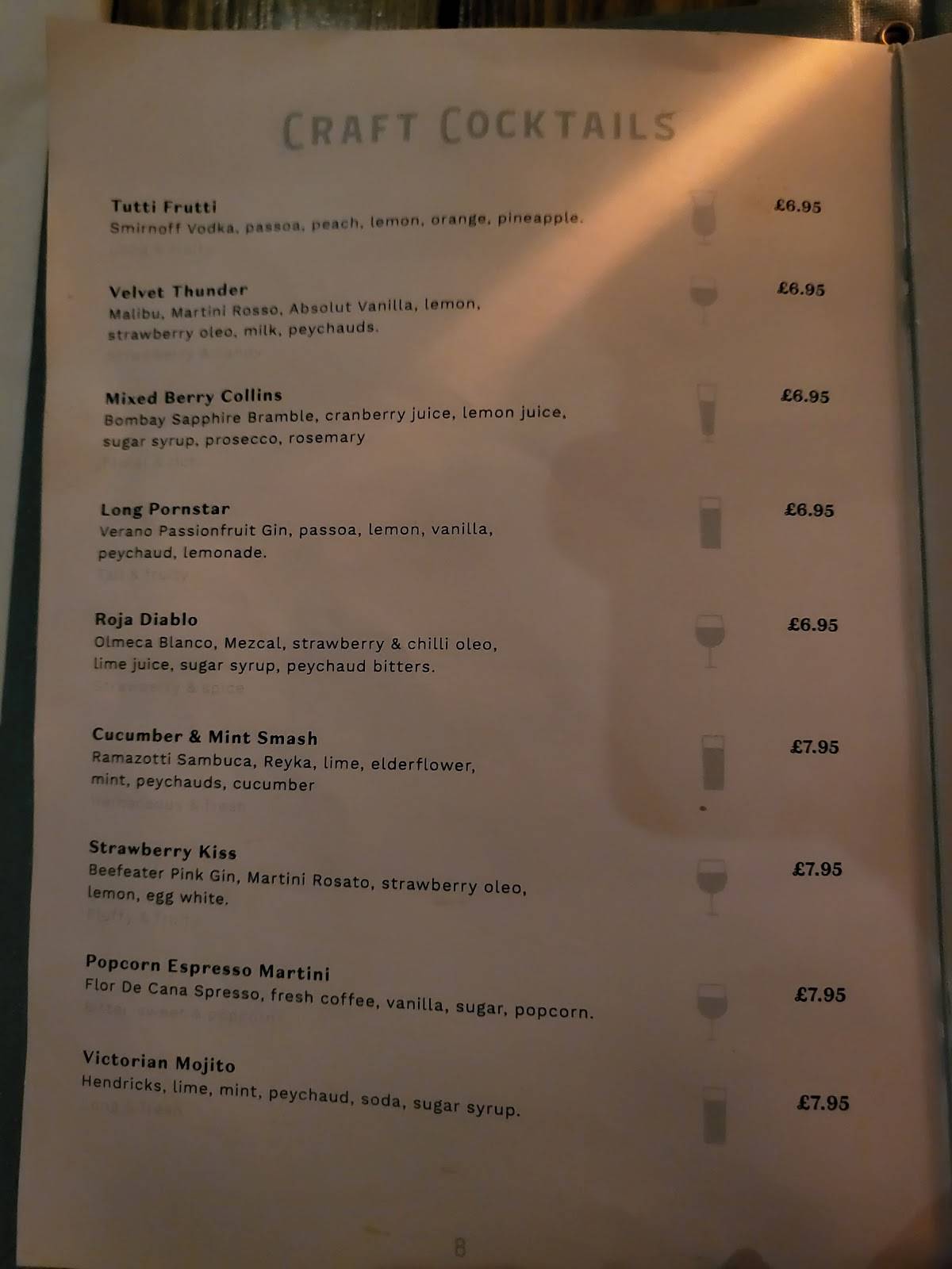 Menu at The Bridge Inn restaurant, Linlithgow