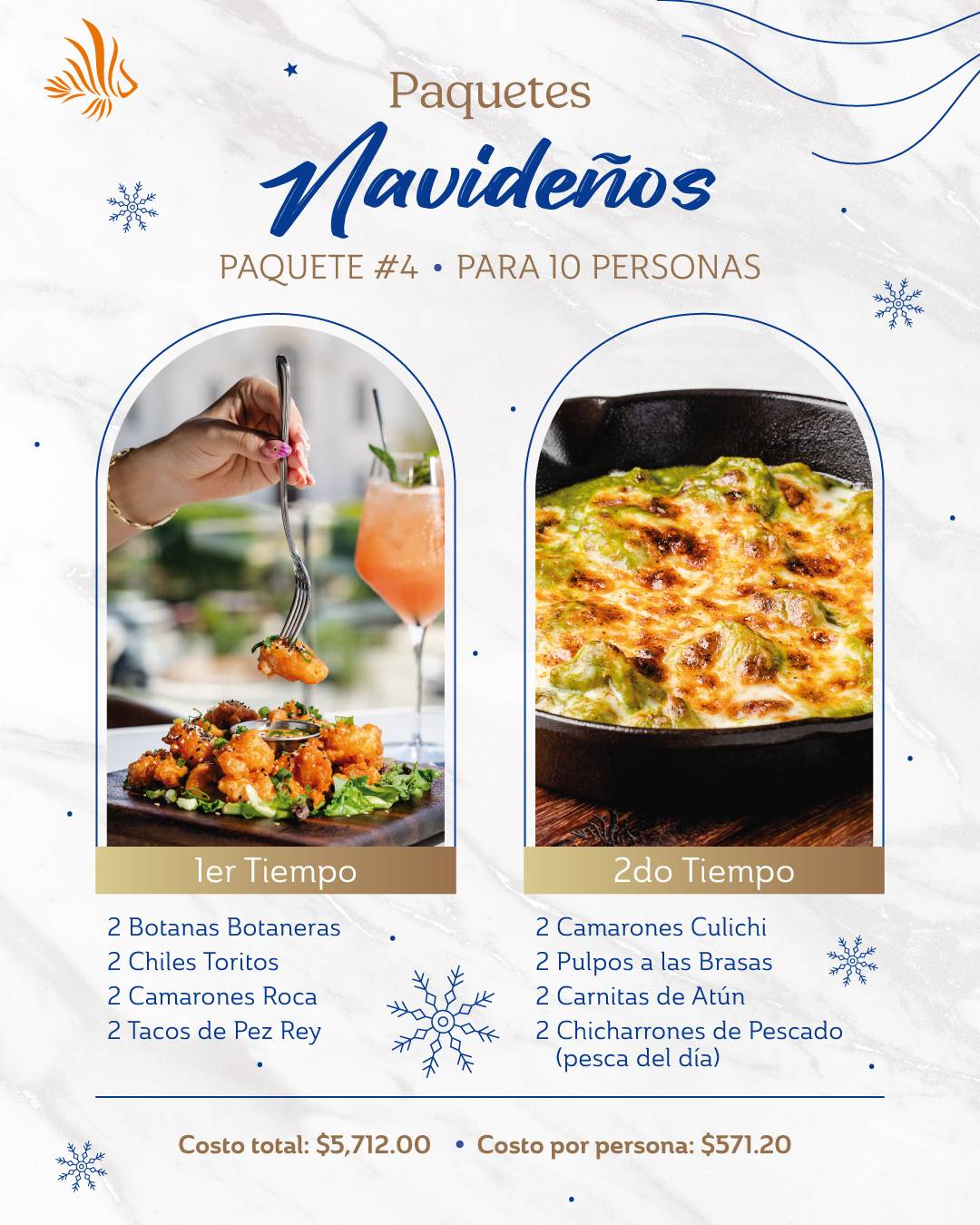 Carta del restaurante Lion Fish - La Terraza, Tijuana, P.º del Río 6672-C