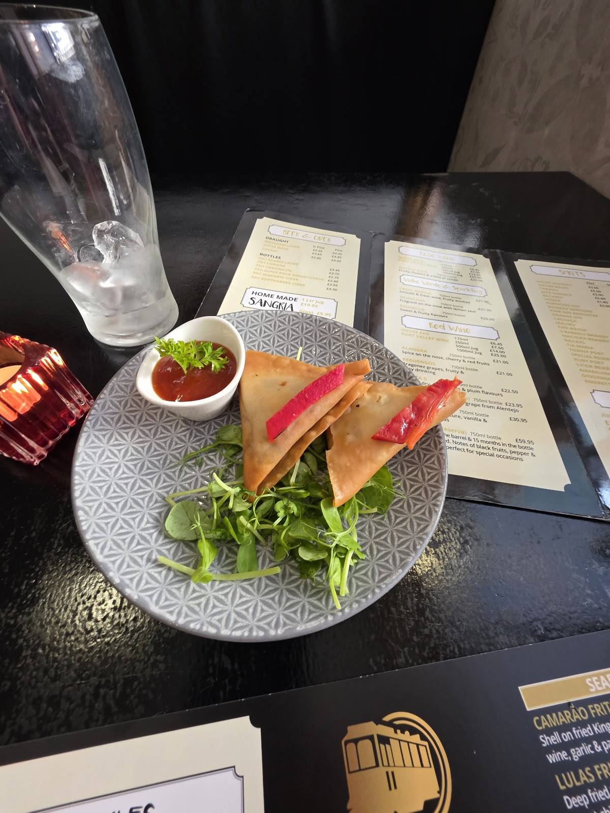 Menu at Lisbon Tapas Restaurant, Wrexham