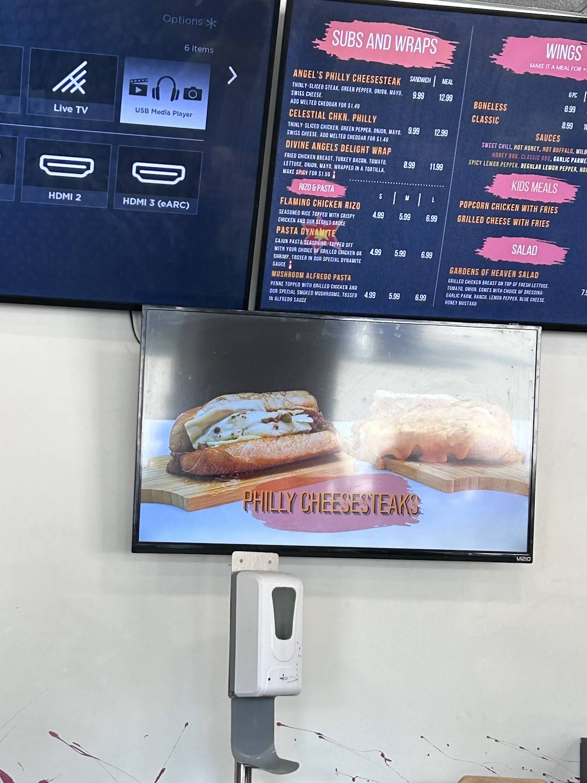 Menu at Little Angel Burgers and Wings - Jtown restaurant, Louisville