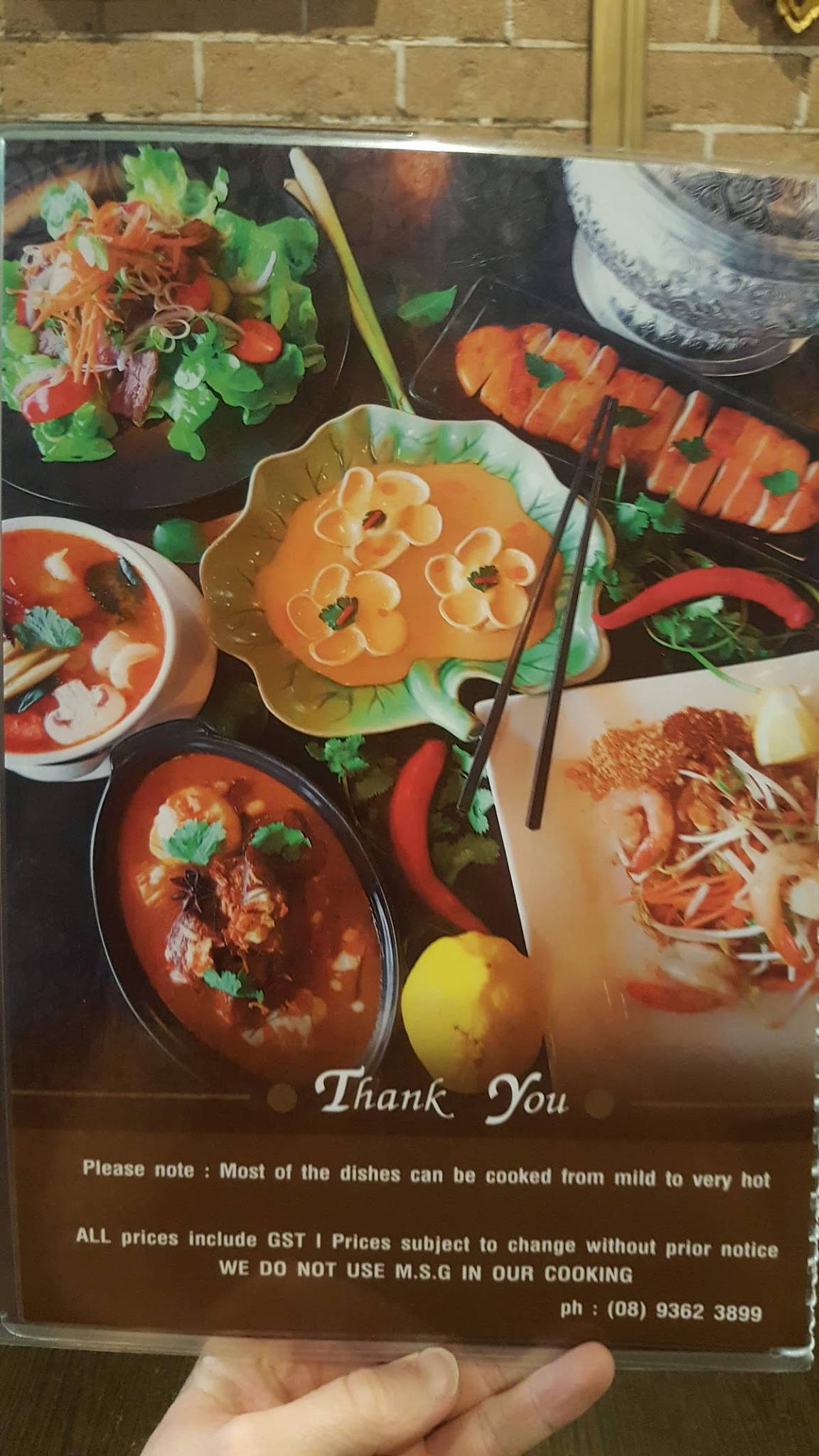 Menu at Little Ying Thai restaurant, East Victoria Park, Unit 3/895 ...