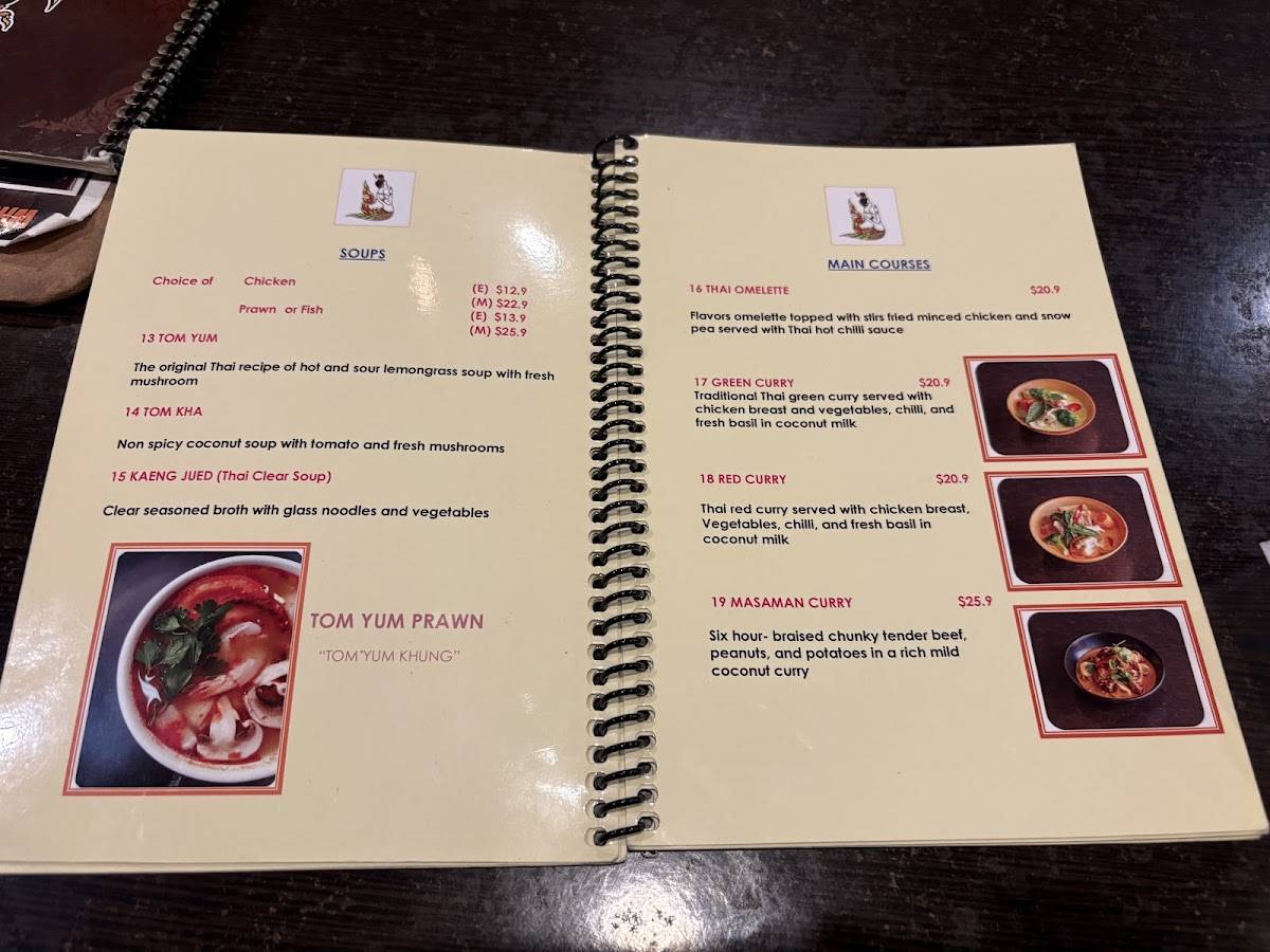 Menu at Little Ying Thai restaurant, East Victoria Park, Unit 3/895 ...