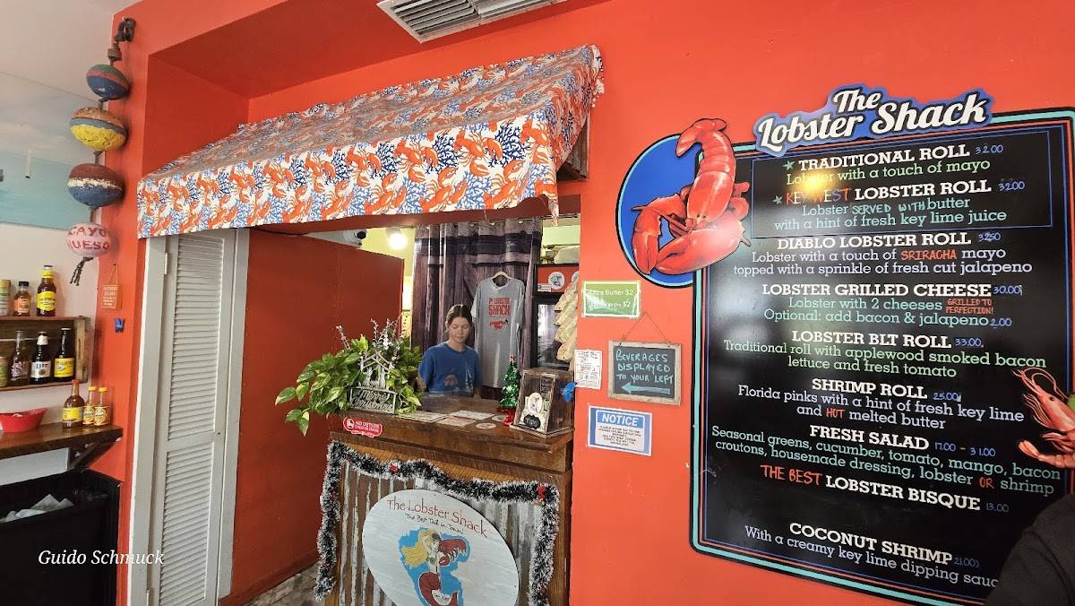 Menu at Lobster Shack Key West restaurant, Key West, 507 South St