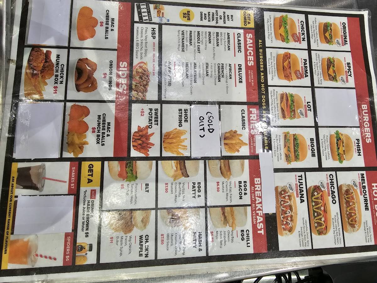 Menu at Lord of the Fries - Hoppers Crossing restaurant, Hoppers Crossing