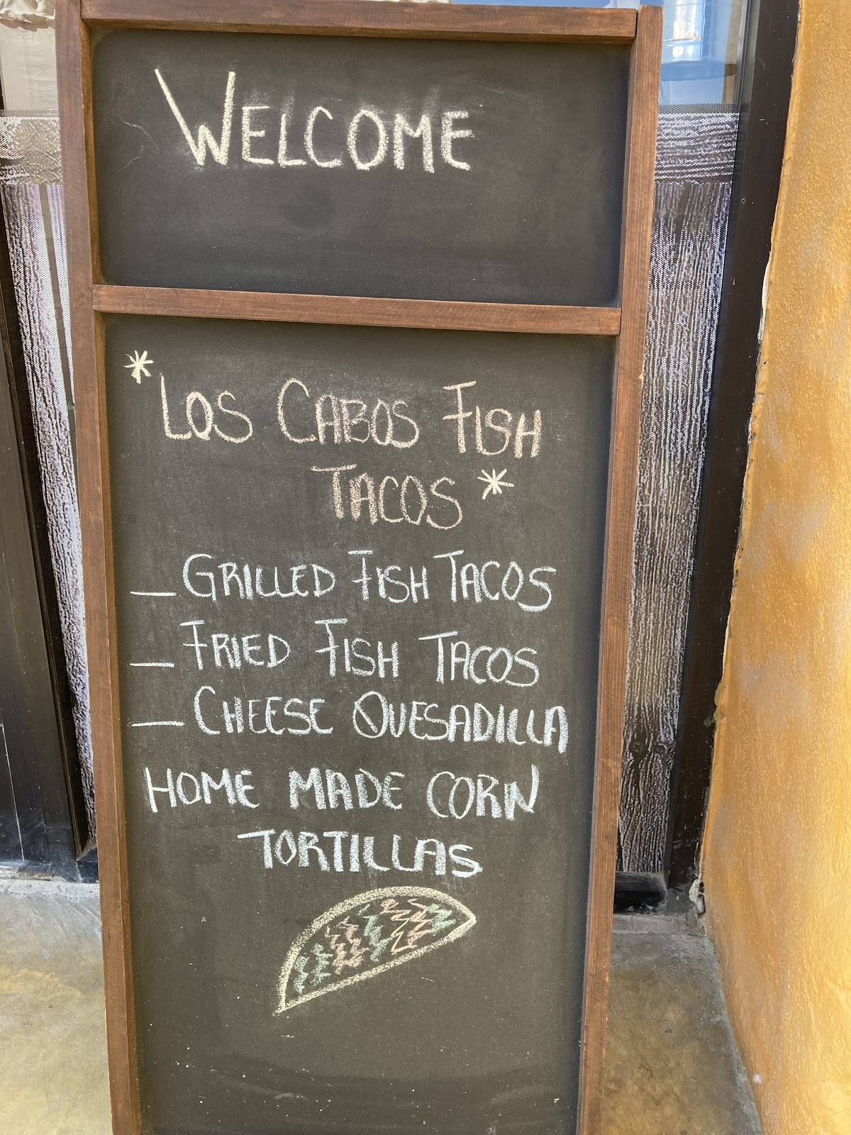Carta del restaurante Los Cabos Fish Tacos, Cabo San Lucas