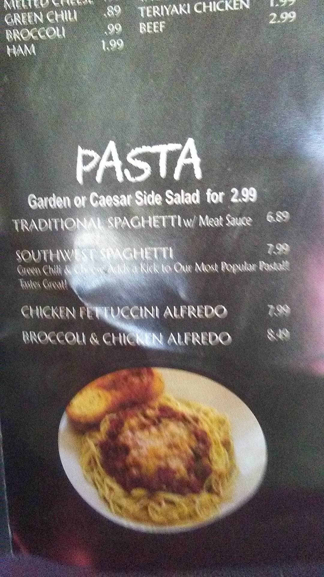 Menu at Something Different Grill - 50th restaurant, Lubbock
