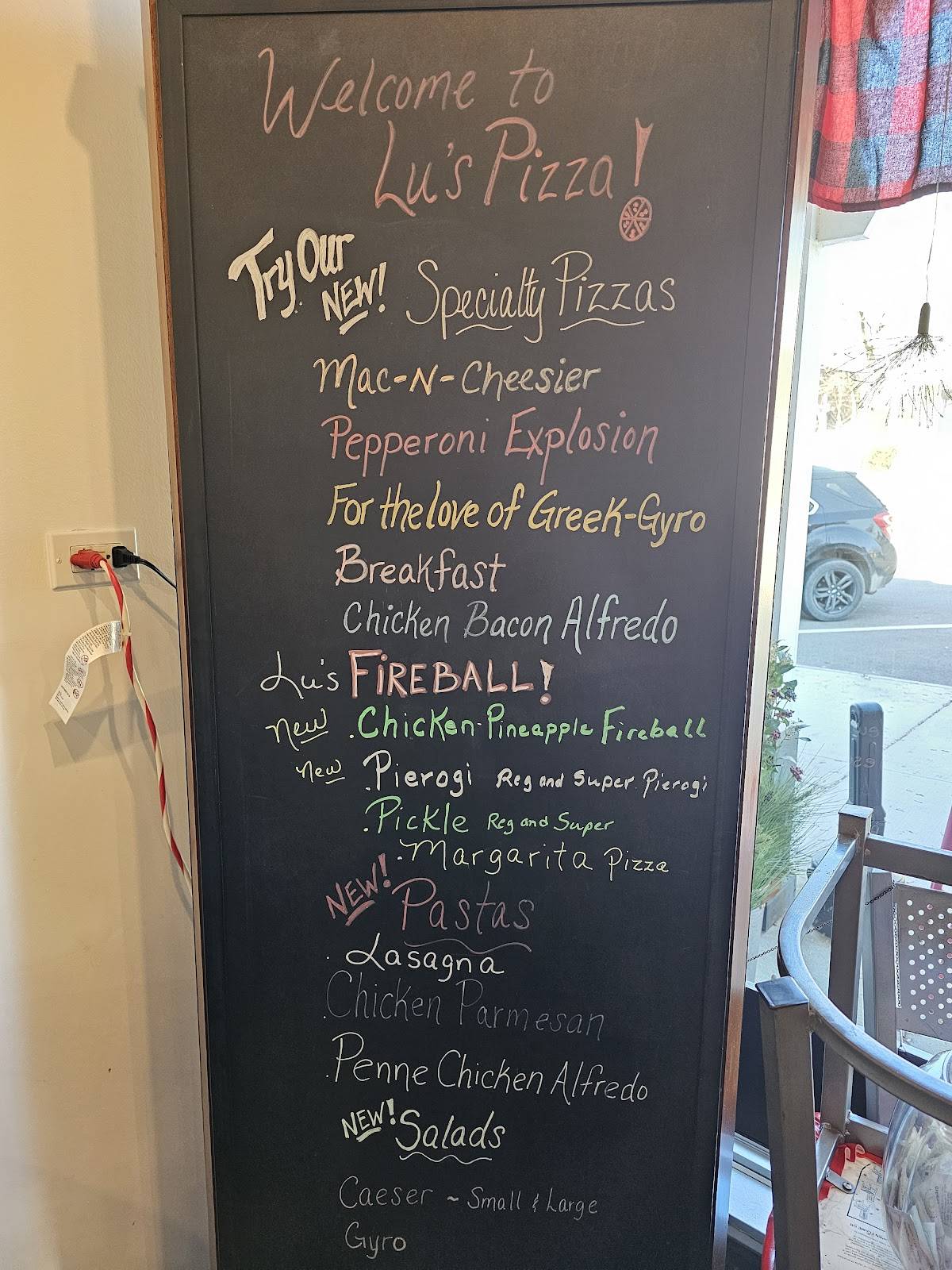 Menu at Lu's Pizza - Grafton, OH pizzeria, Grafton