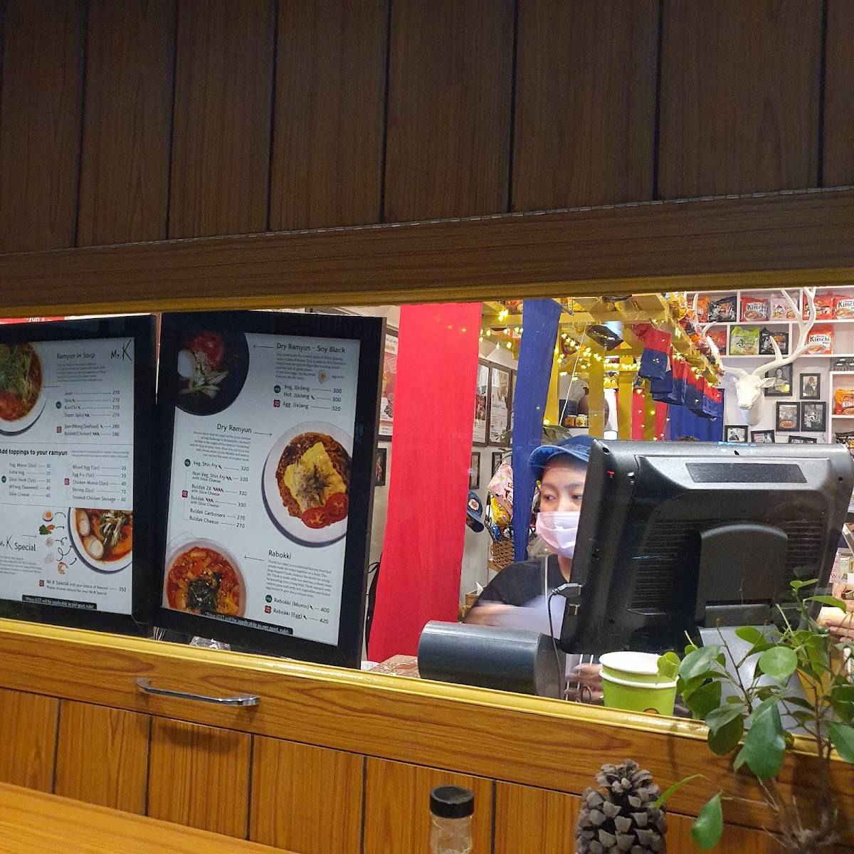 Menu at MR. K RAMYUN CAFE, New Delhi, Shop.5