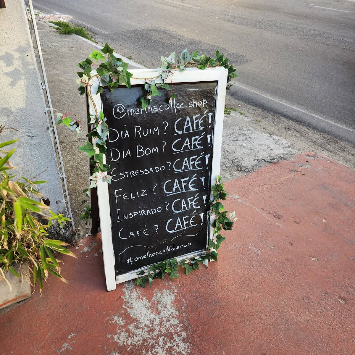 Menu at Marina Coffee Shop cafe, Maceió