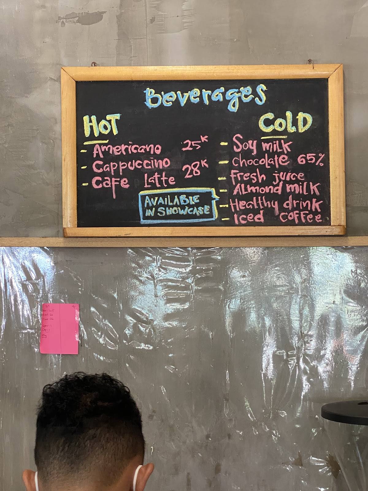 Menu at Retawu Deli cafe, Malang