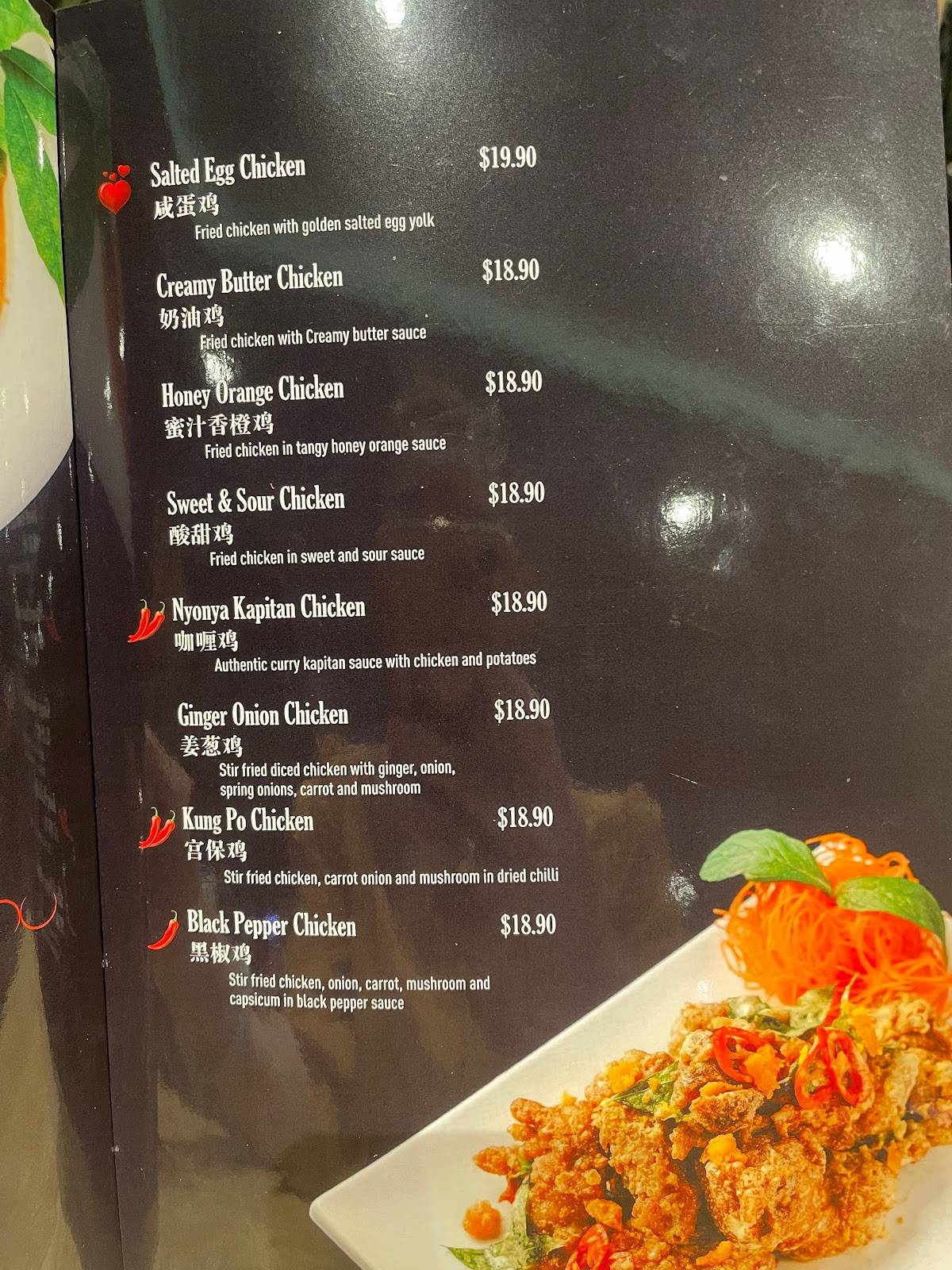 Menu at Malaysian Dining Delights restaurant, Parkwood