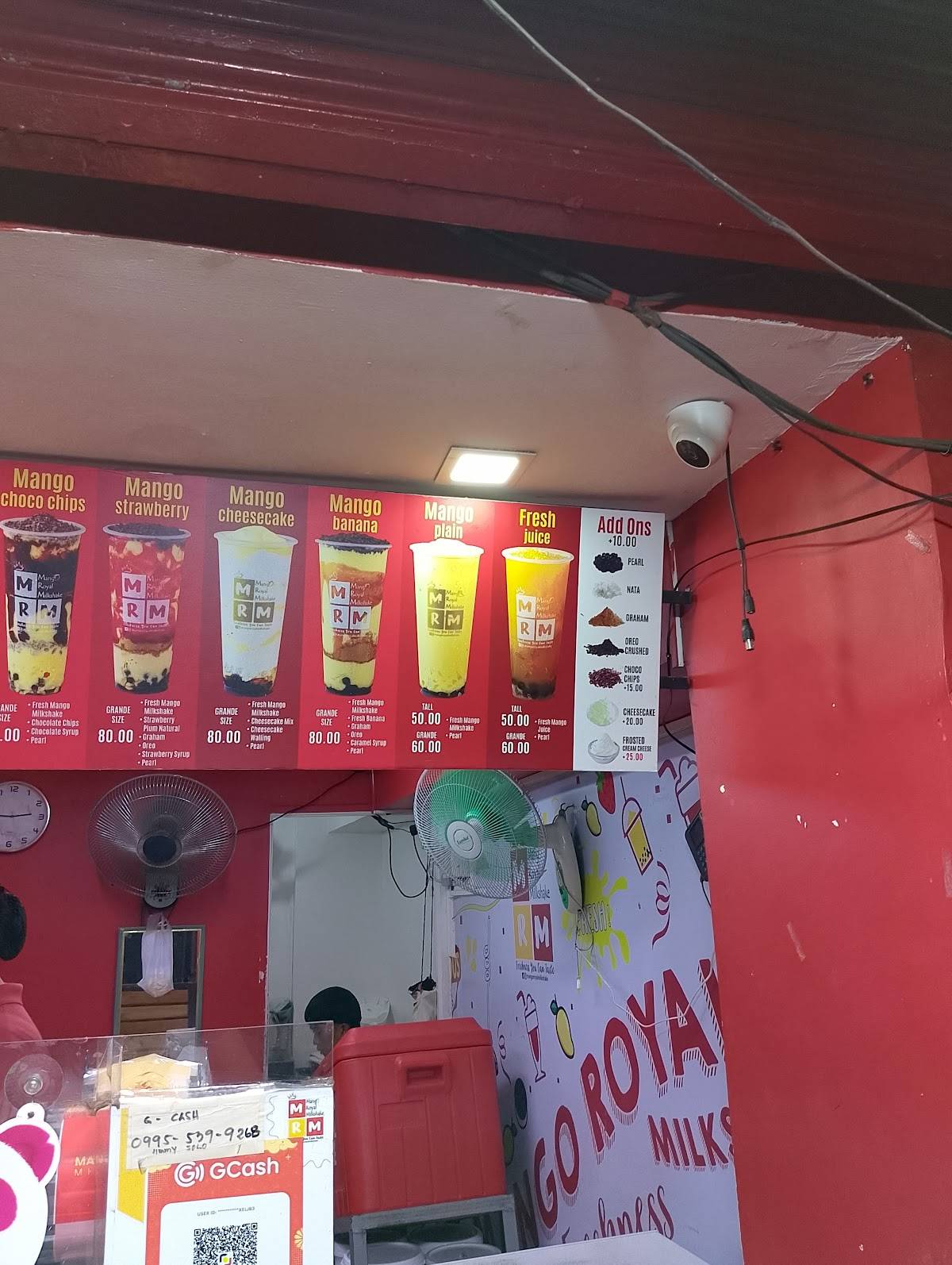 Carta del pub y bar Mango Royal Milkshake Binan, Biñan