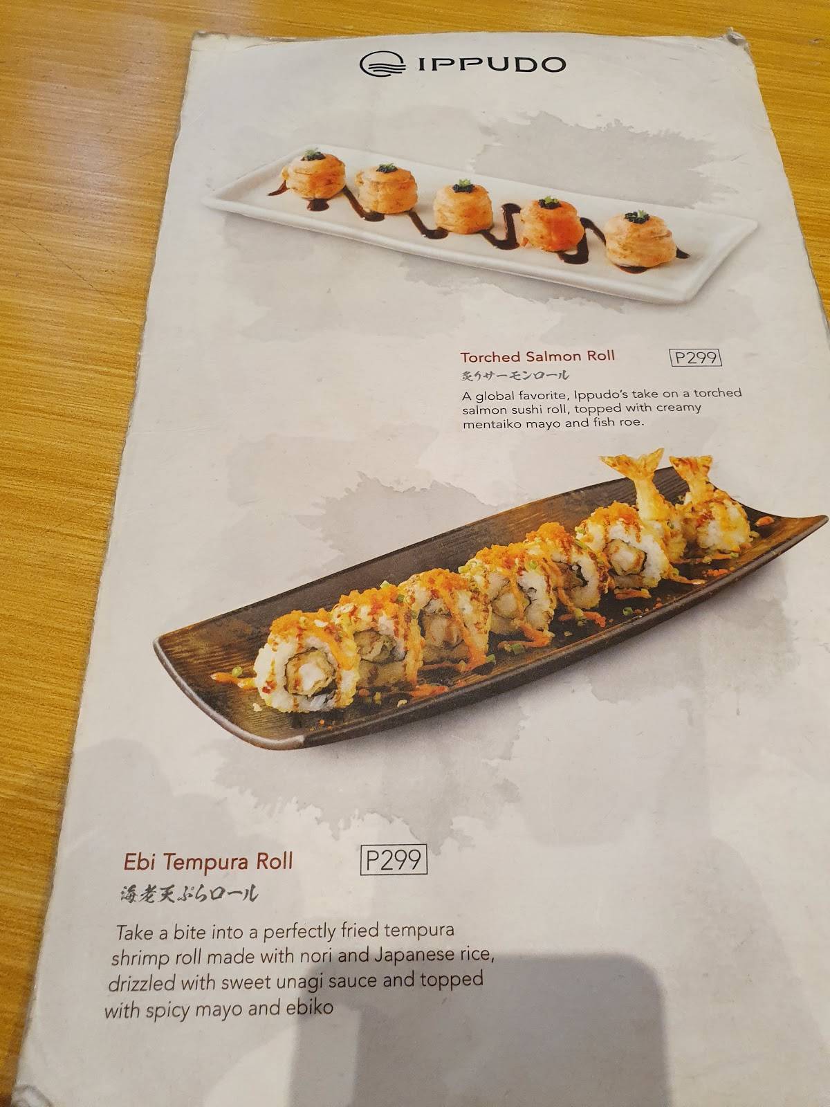 Menu at Ippudo Eastwood restaurant, Quezon City, 116 Eastwood Ave
