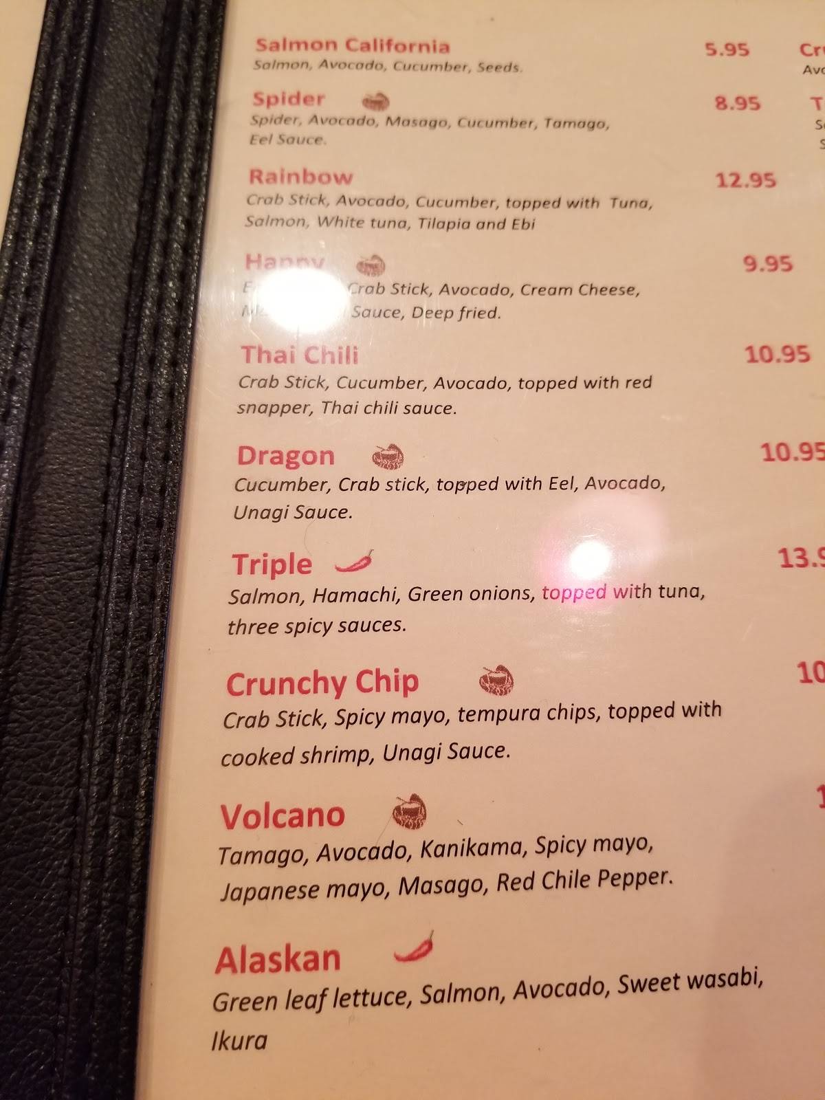 Menu at Mark Pi's China Gate & Sushi bar, Carmel, N Meridian St