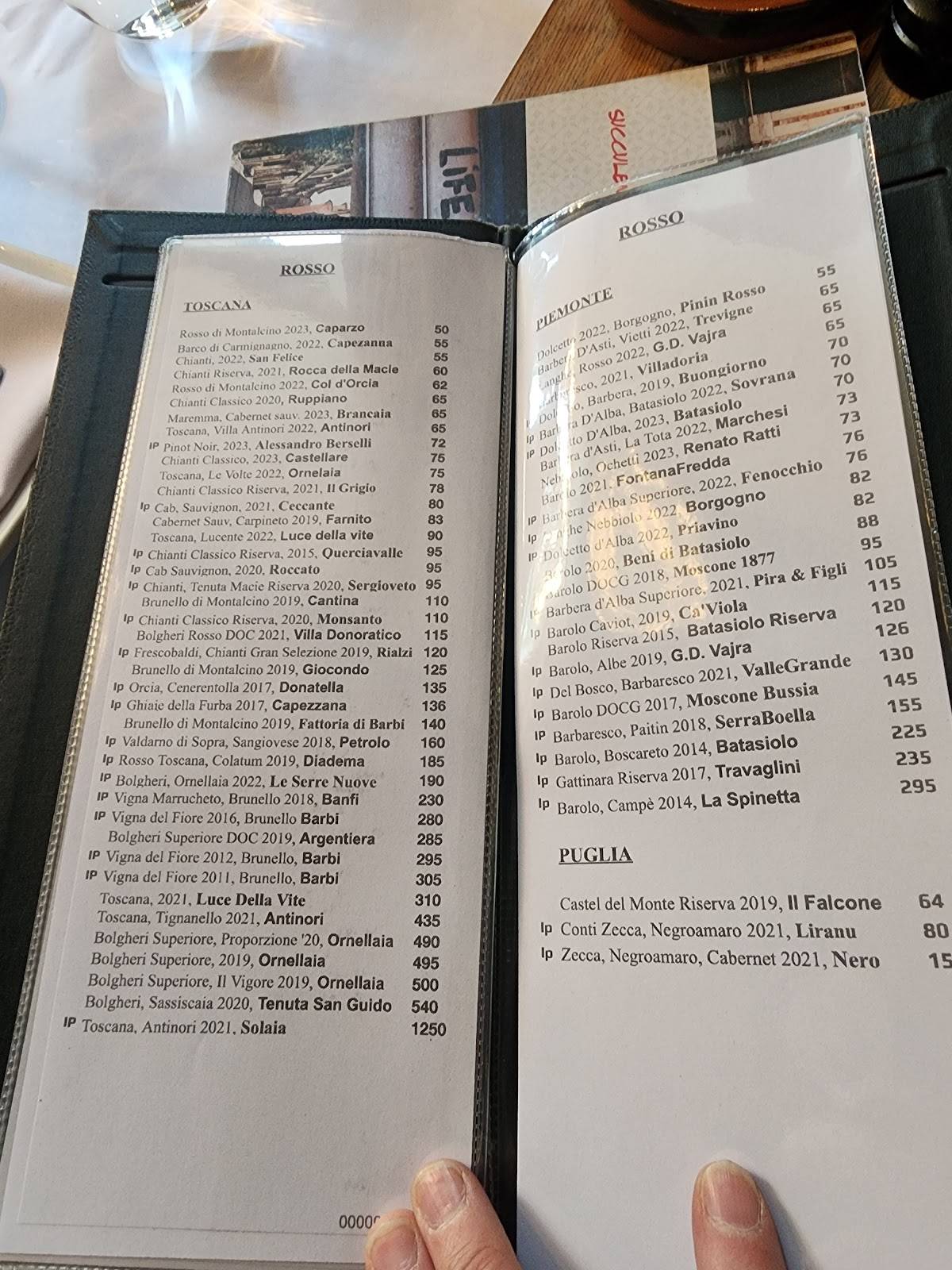 Menu at Matto restaurant, Québec City, 71 Rue Saint-Pierre