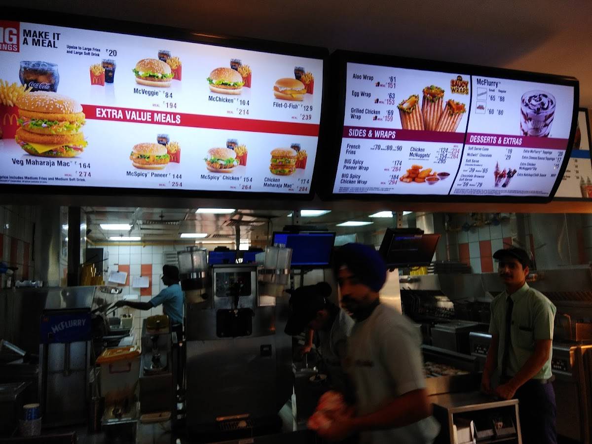 Menu at McDonald’s India, Bhucho Kalan