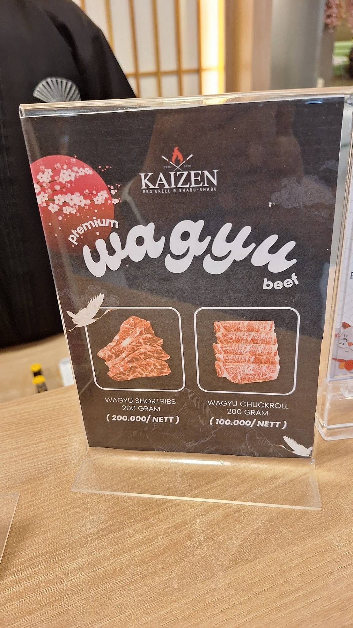 Menu at Kaizen All You Can Eat BBQ Grill & Shabu shabu Bali, Mengwi