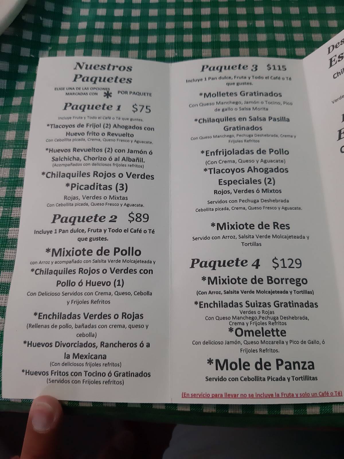 Carta de Mesón 57, Heroica Puebla de Zaragoza