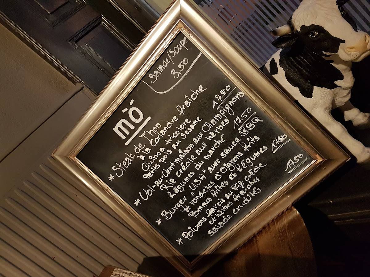 Menu at Mö, Biel/Bienne, Aarbergstrasse 99