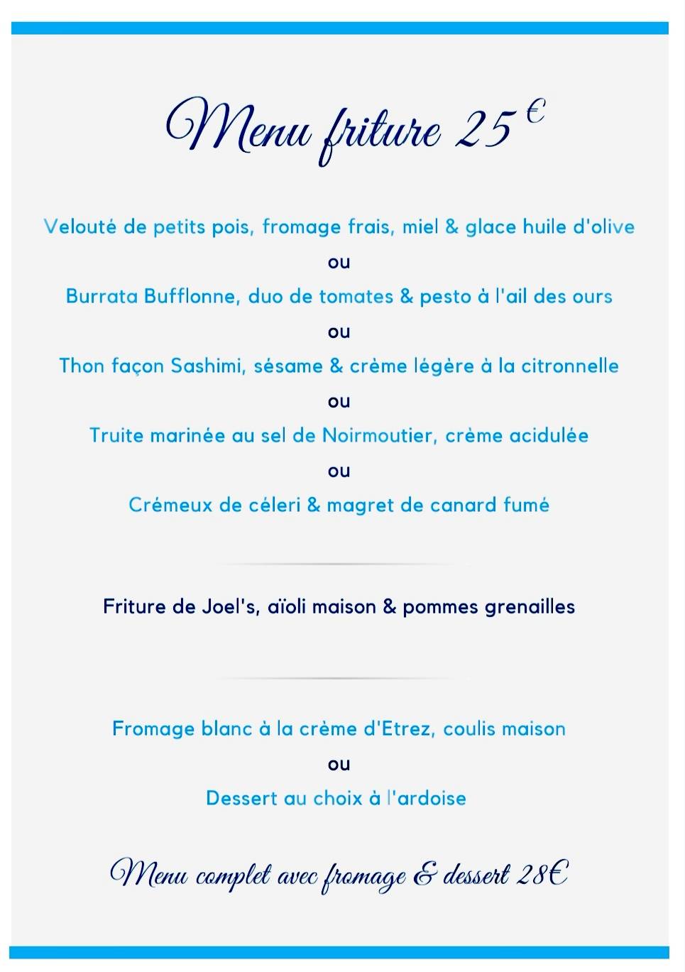 Menu au L'eau Douce restaurant, Montmerle-sur-Saône, 53 Rue de Mâcon