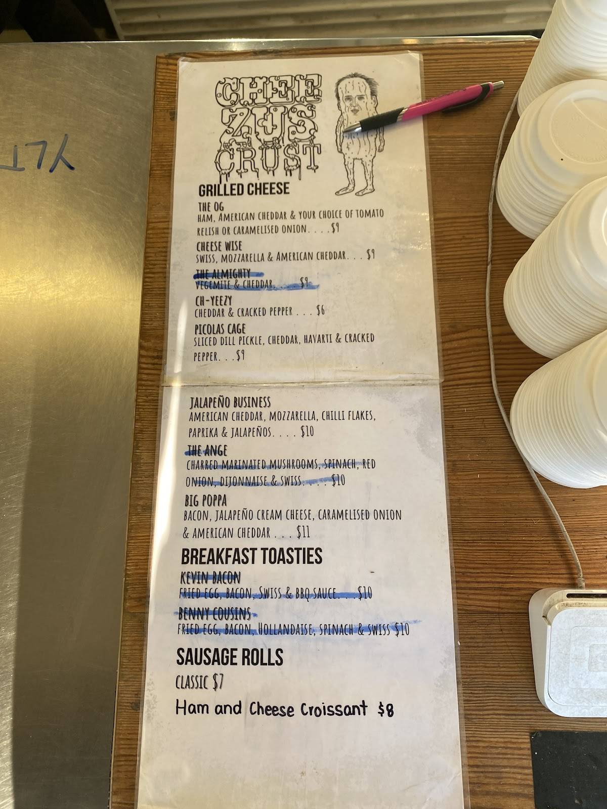 Menu at Mooba Cockburn Central cafe, Cockburn Central