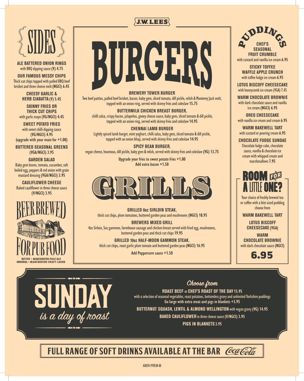 Menu at Moss Trooper pub & bar, Altrincham, Moss Ln