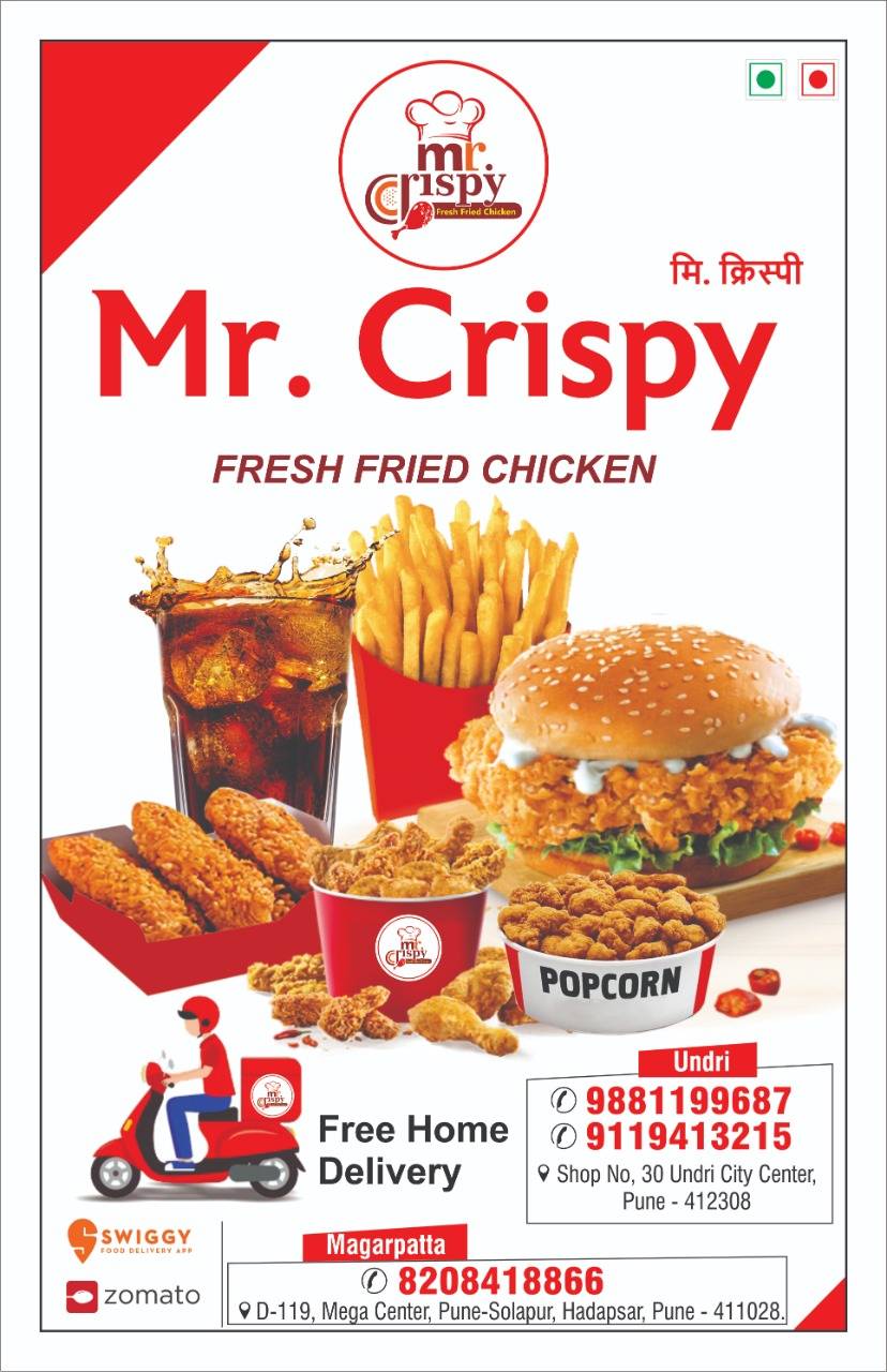 Menu at Mr Crispy, Autadwadi Handewadi, Sr. No.37