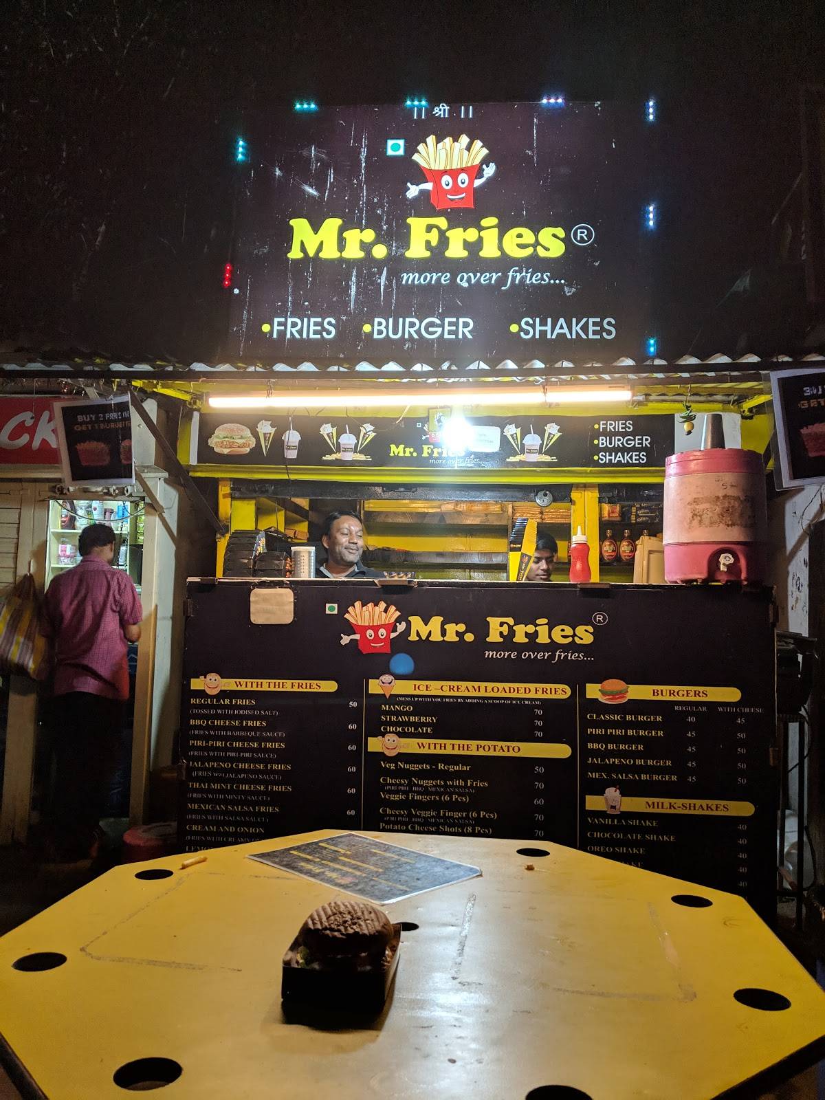 Menu at Mr. Fries, Pimpri-Chinchwad, JRFC+G5V
