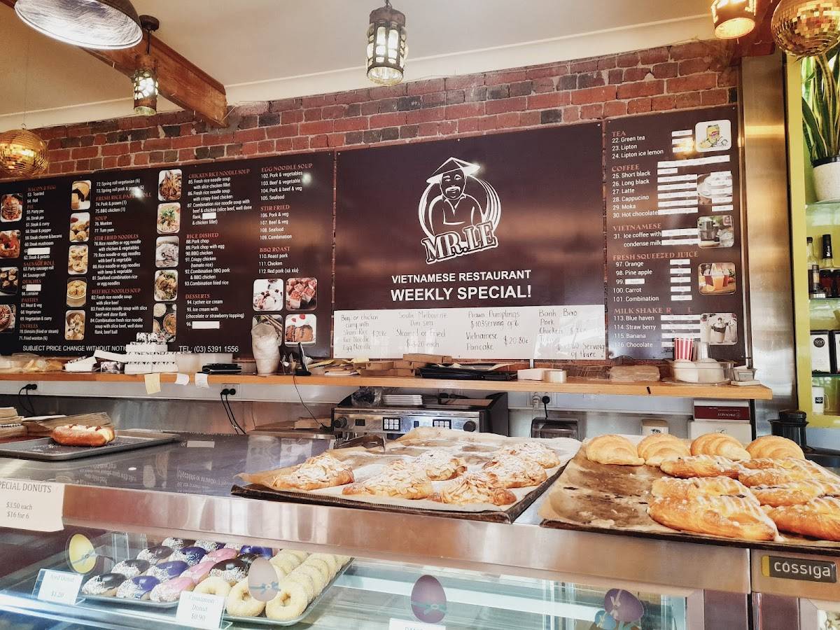 Menu at Mr Le restaurant, Nhill