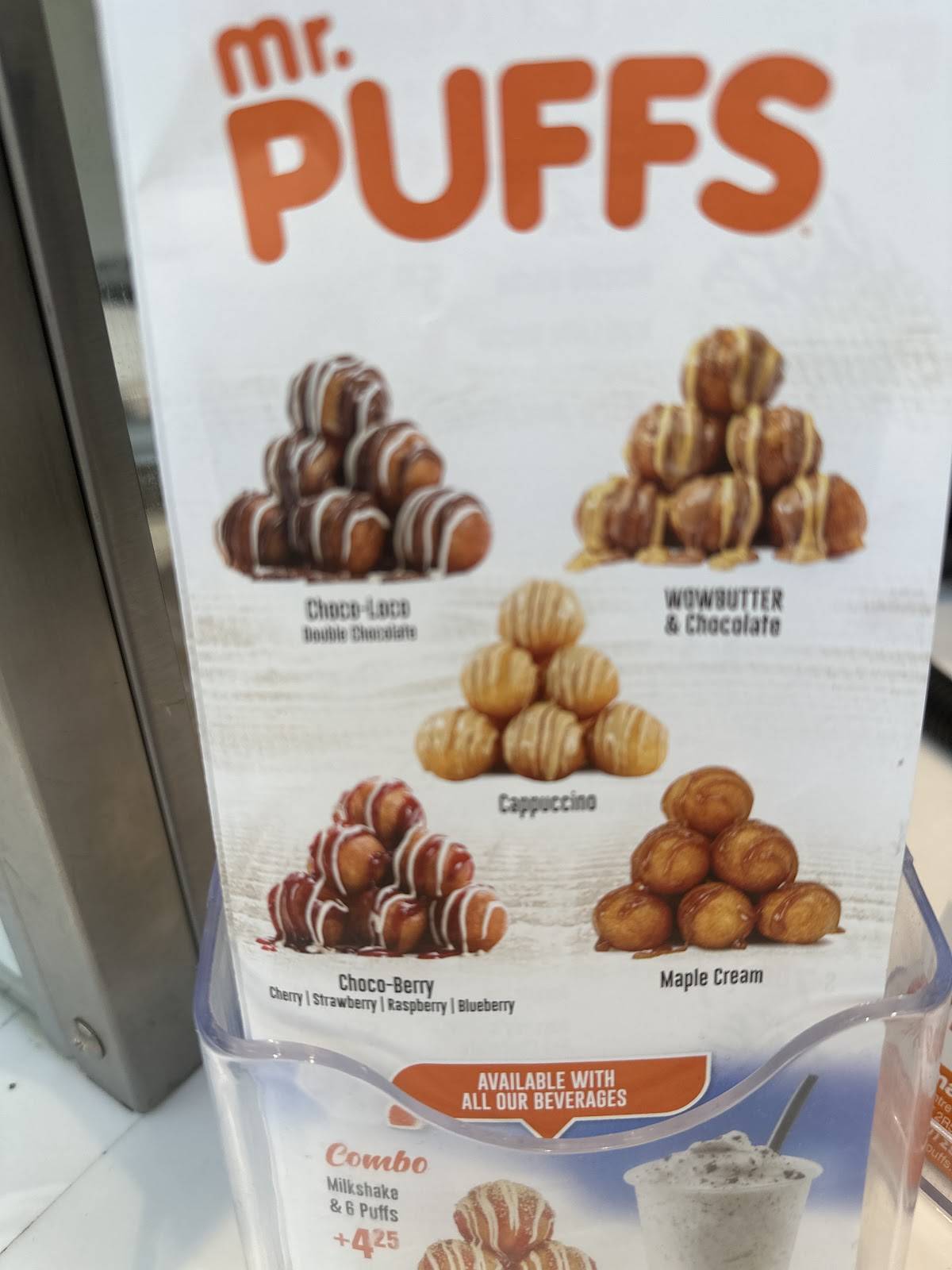 Menu at Mr. Puffs, Brampton, 25 Peel Centre Dr #432