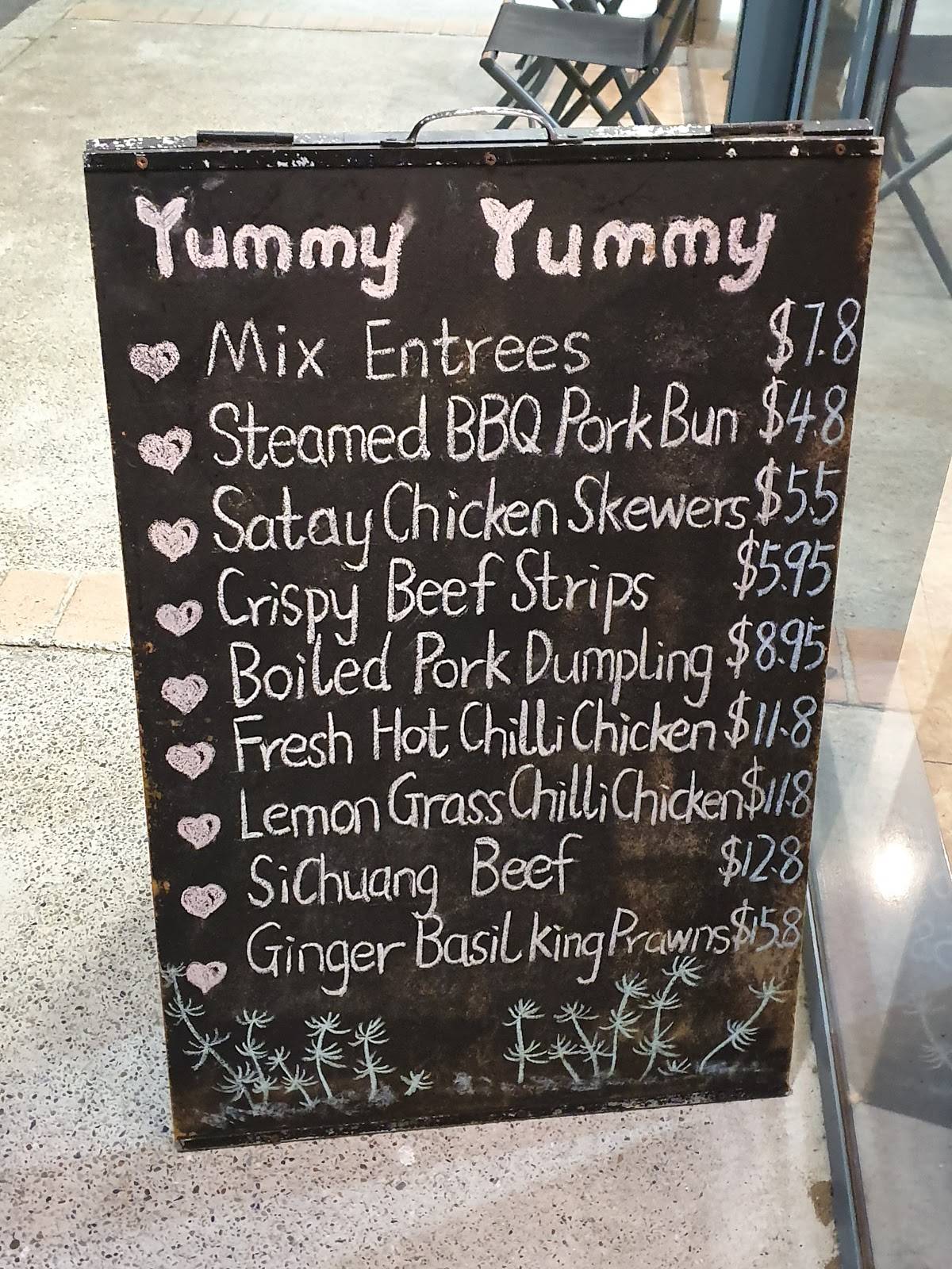 Menu at Mrs Lin's Kitchen restaurant, Adamstown