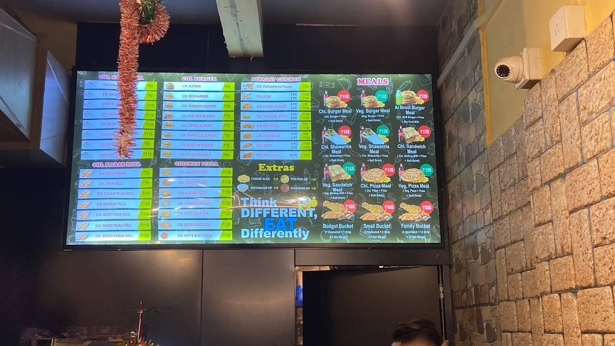 Menu at ALBAIK ALBROST FAST FOOD, Mumbai, SHOP NO 2 KAMLA TERRACE