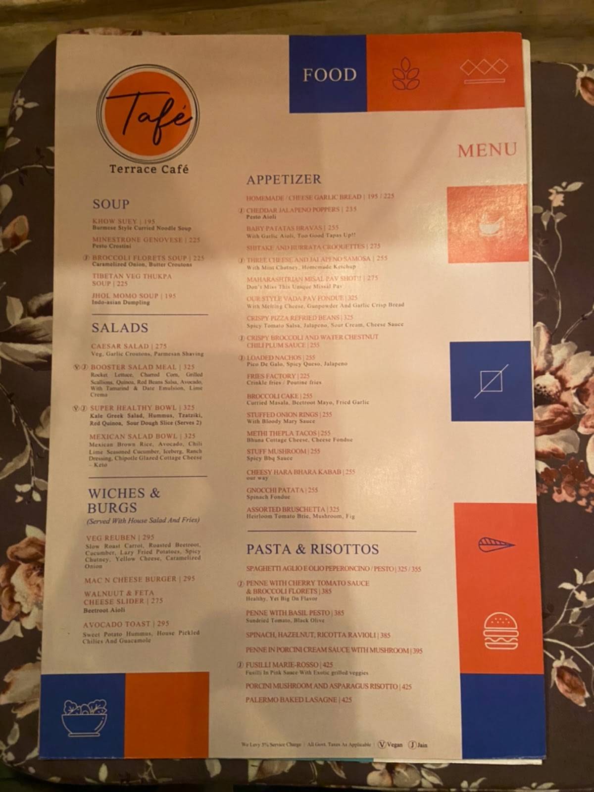 Menu at Spice Laundry, Mumbai, 2nd floor