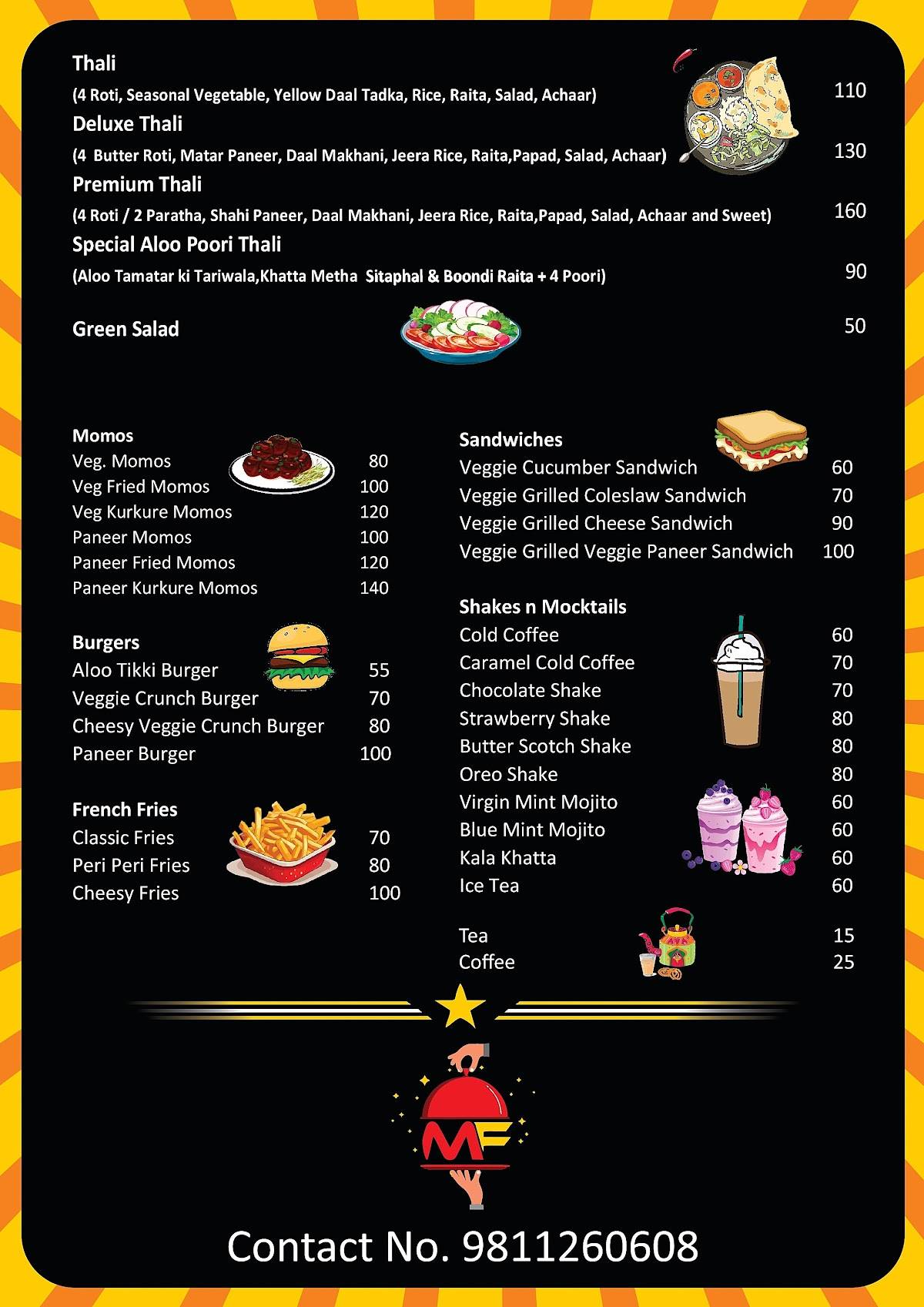 Menu at Munch Factory, Greater Noida
