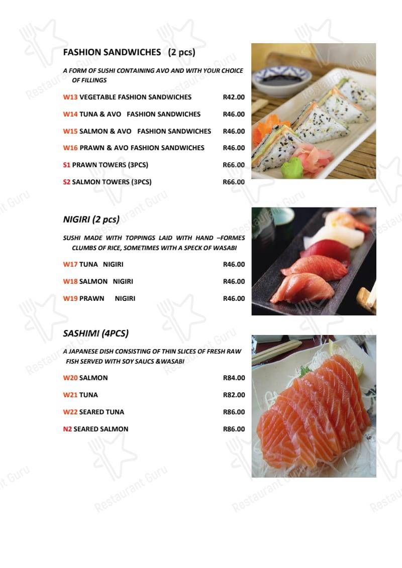 Menu at My Kitchen restaurant, Mount Edgecombe, Shop 4 Accord House