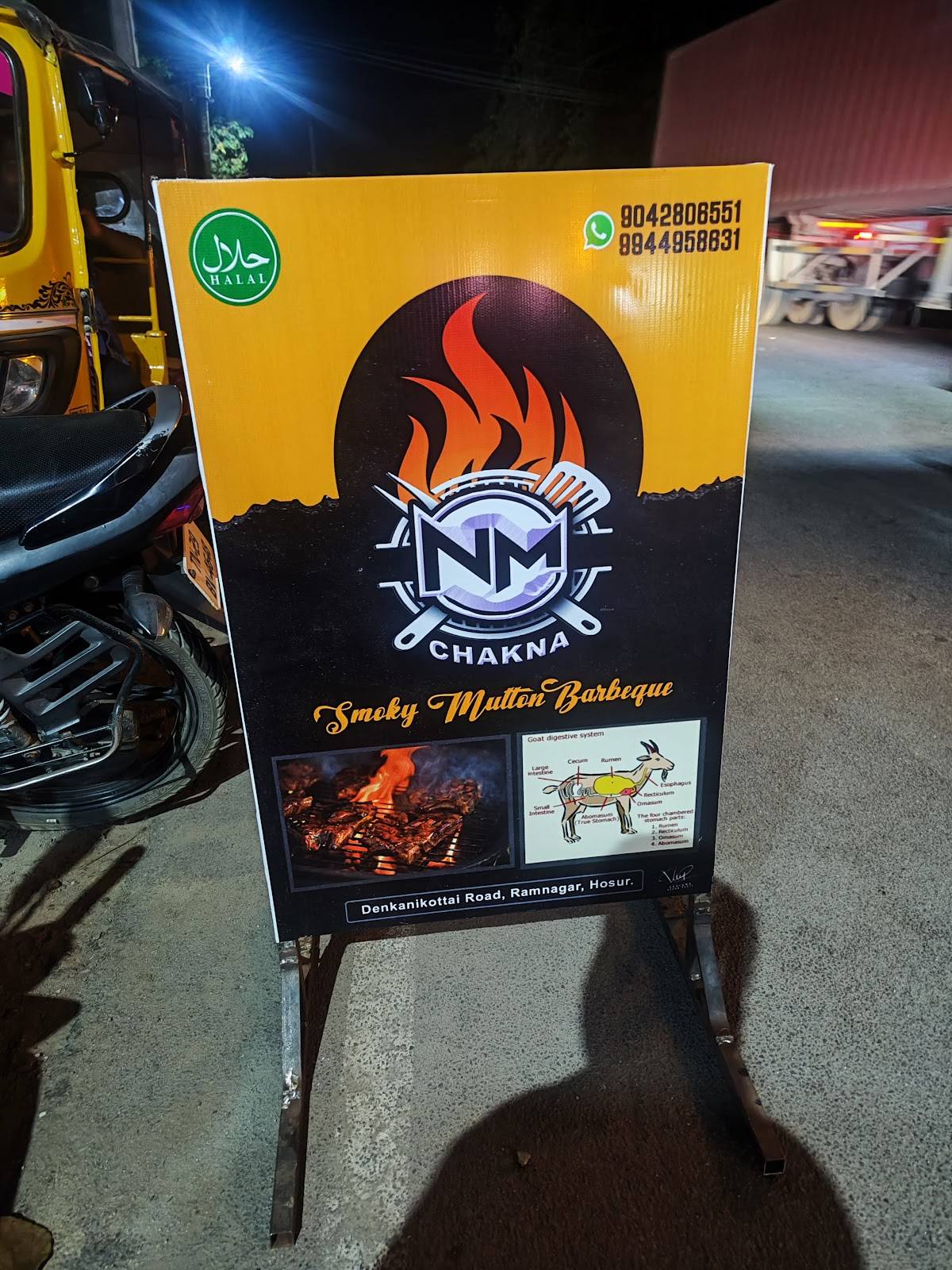 Menu at NM CHAKNA - SMOKY MUTTON BARBEQUE, Hosur