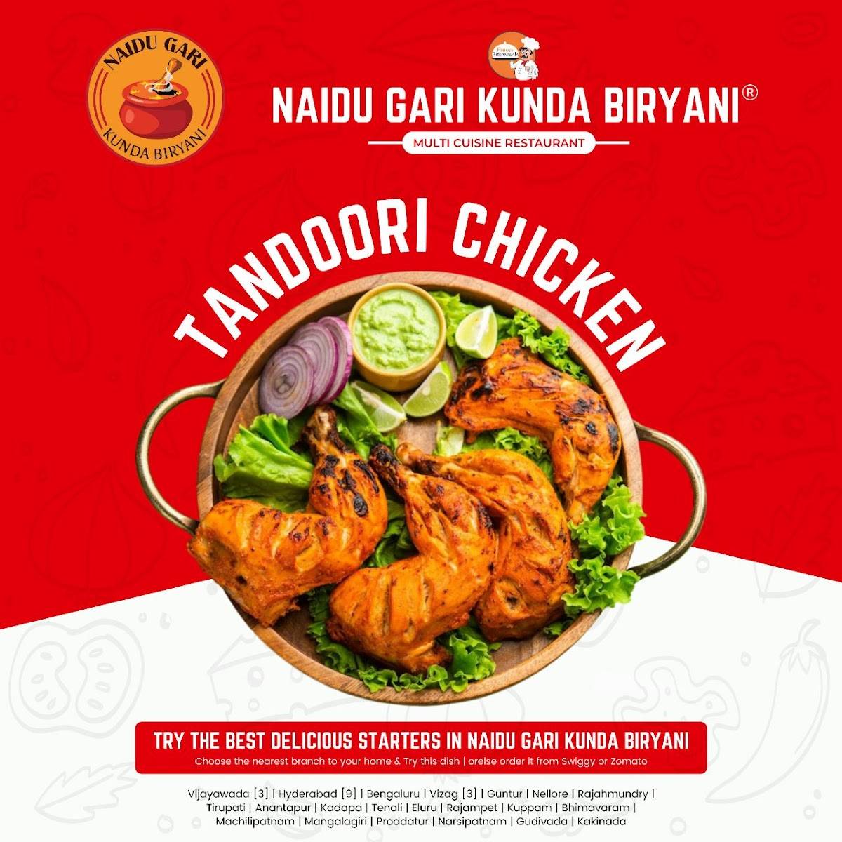 Menu at Naidu Gari Kunda Biryani - KPHB, Hyderabad