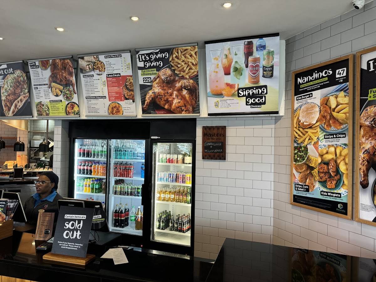 Menu at Nando's Brackenfell Drive Thru restaurant, Cape Town, Old Paarl ...