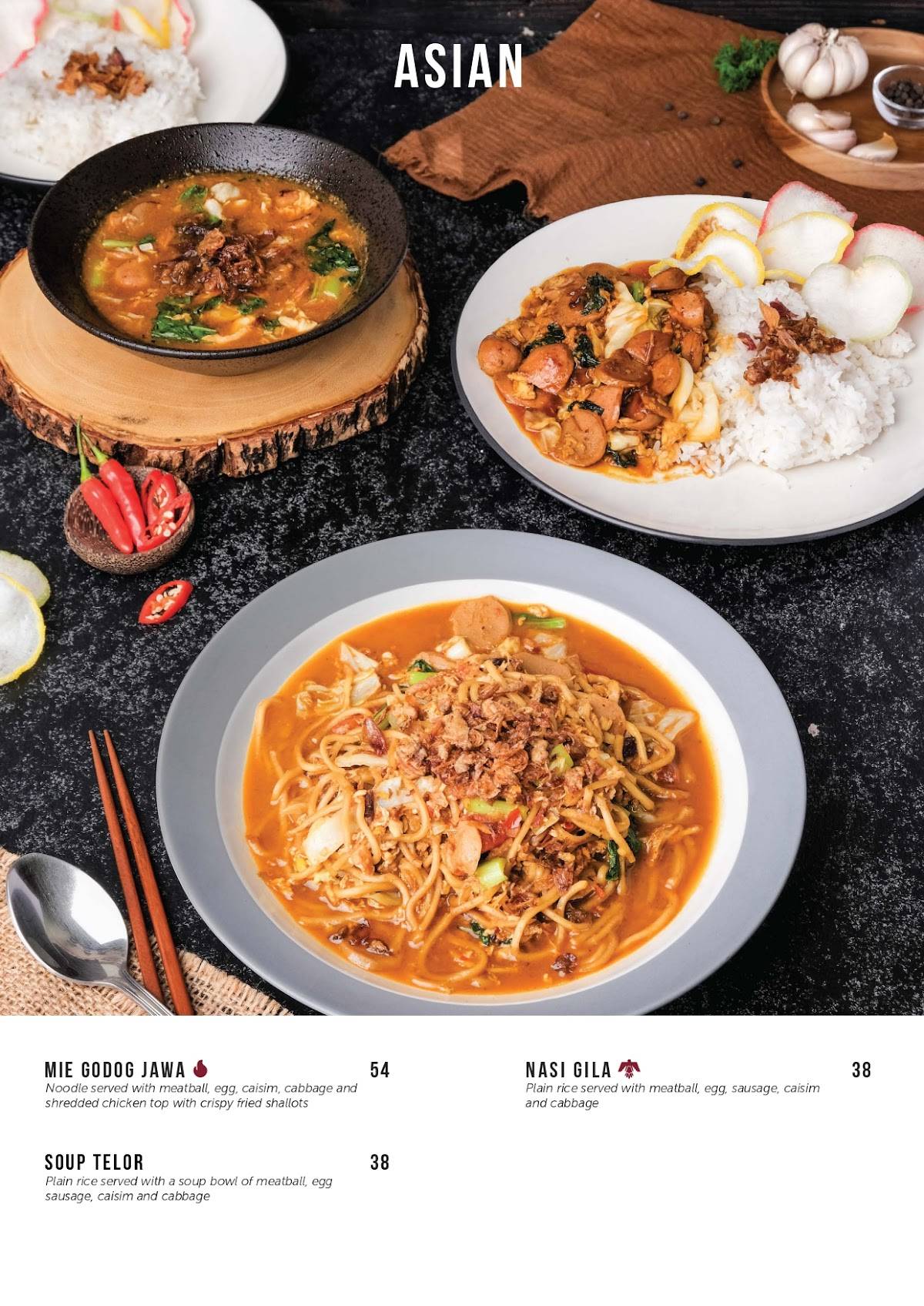 Menu at Native Tribe Vasanta cafe, Bekasi Regency