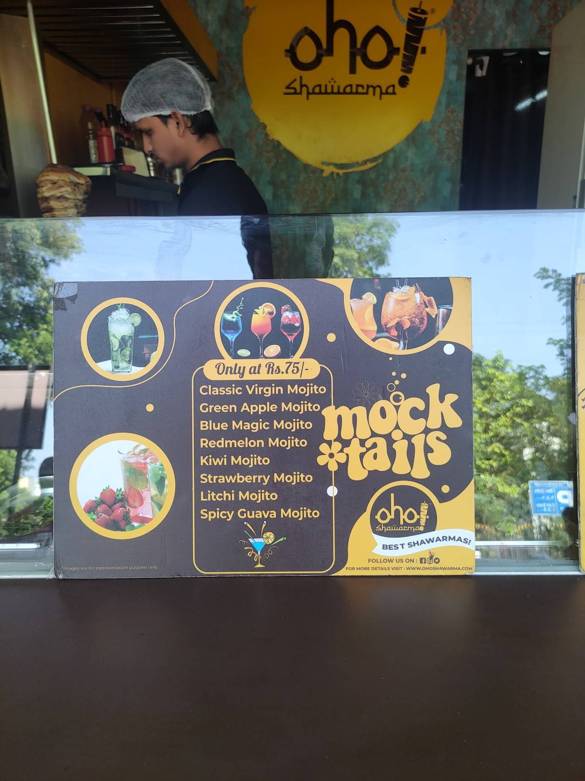 Menu at Oho Shawarma Kopar Khairane, Navi Mumbai