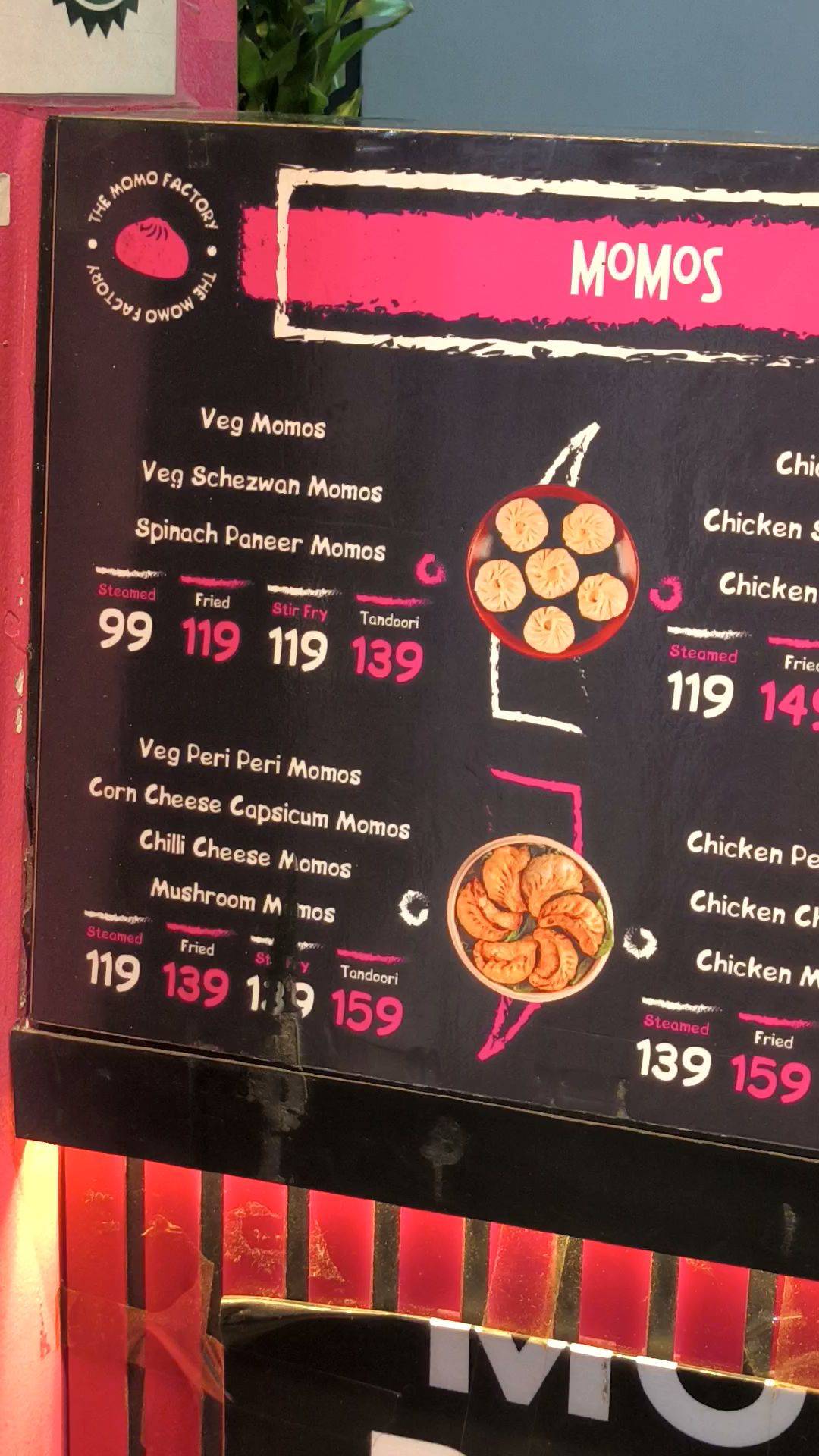 Menu at The Momo Factory, Navi Mumbai, Shop No.23