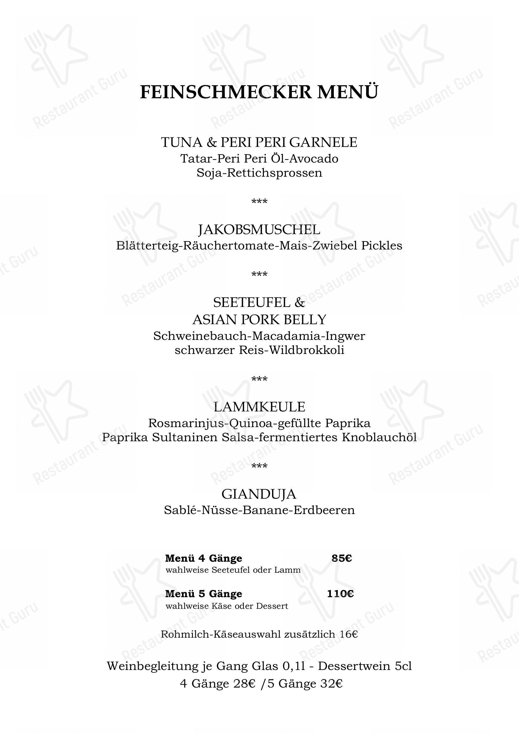 Speisekarte von Christians Restaurant, Neckargemünd, Neckarstraße 40