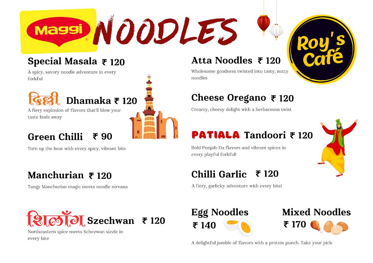 Menu at Nescafe Parlor, Kolkata
